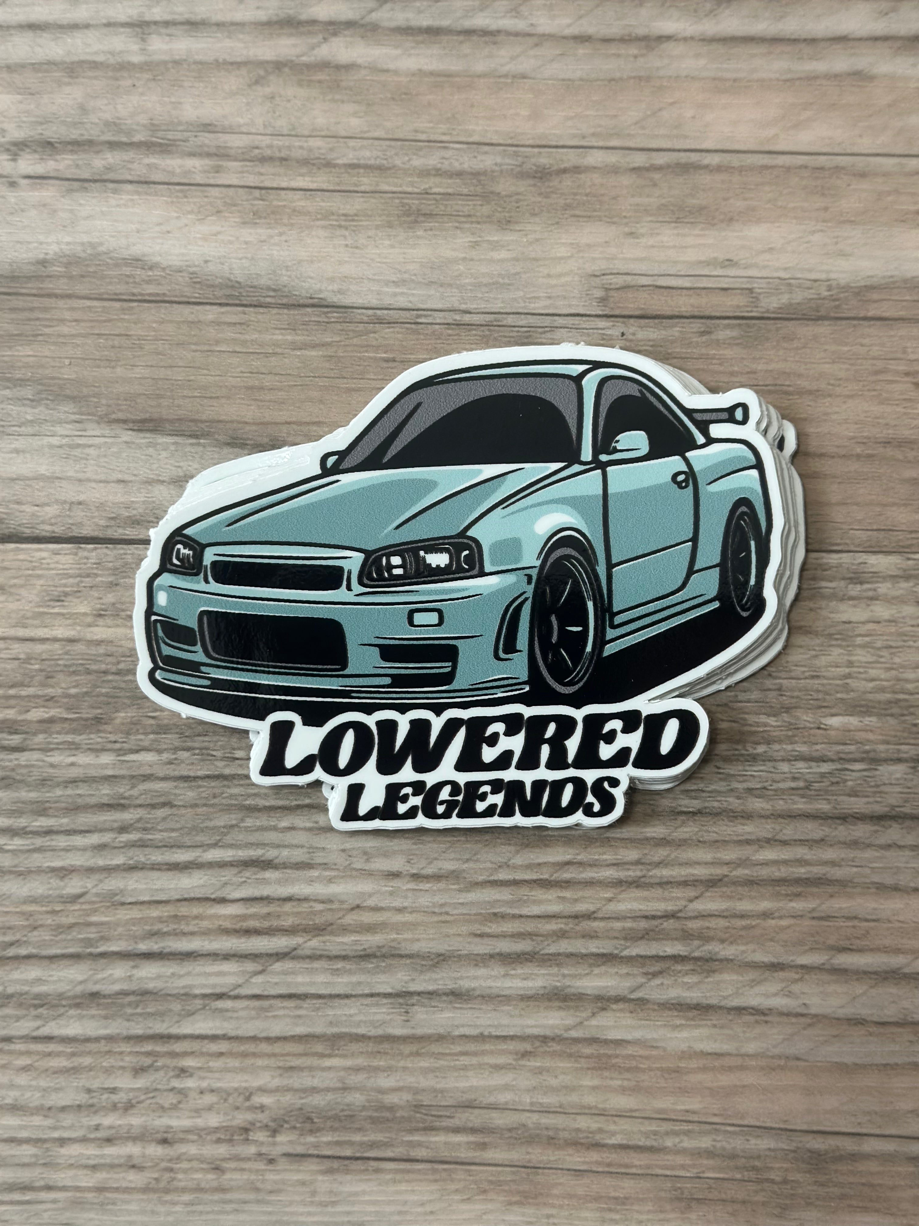 R34 die cut decal – Lowered Legends