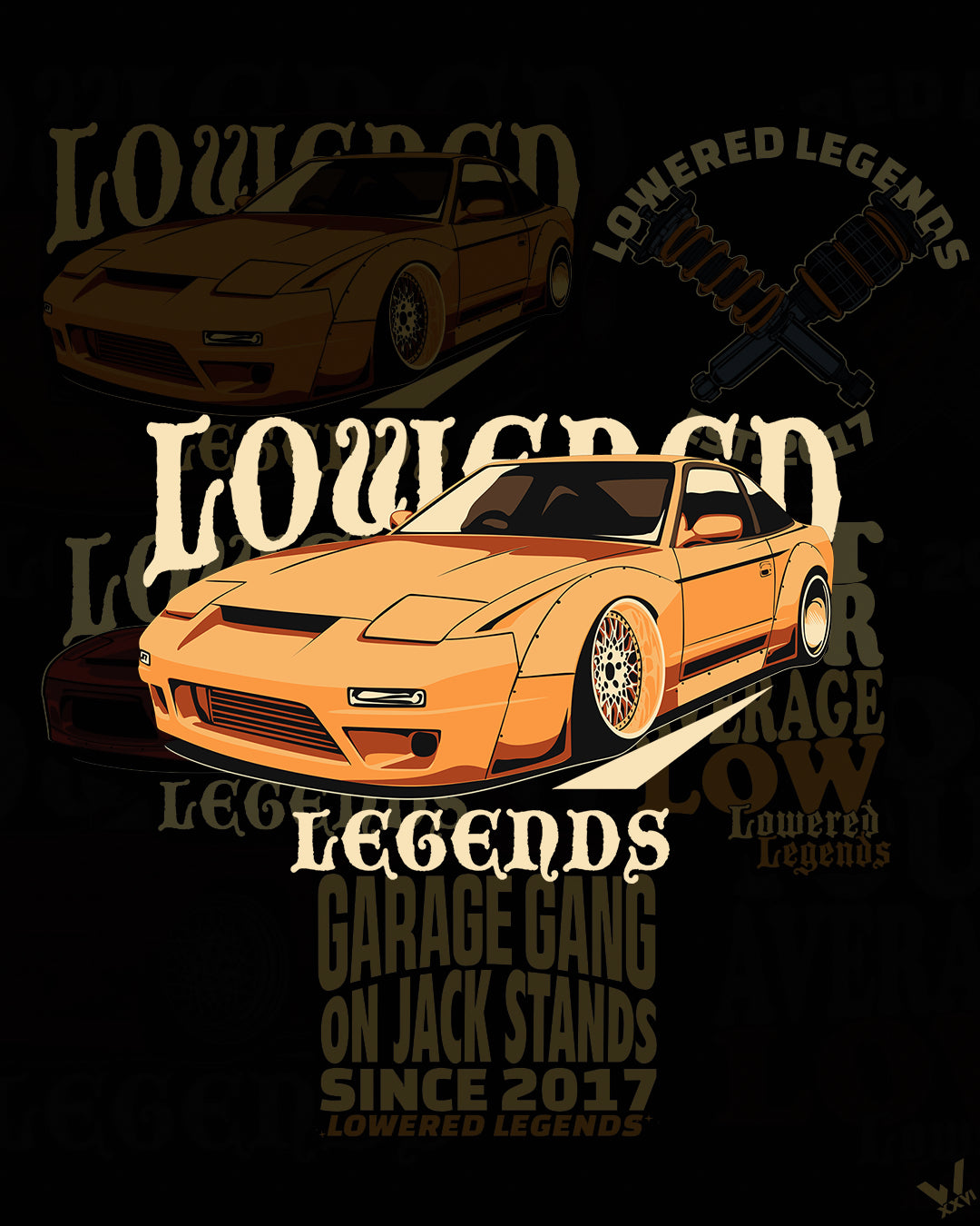 240SX die cut sticker – Lowered Legends